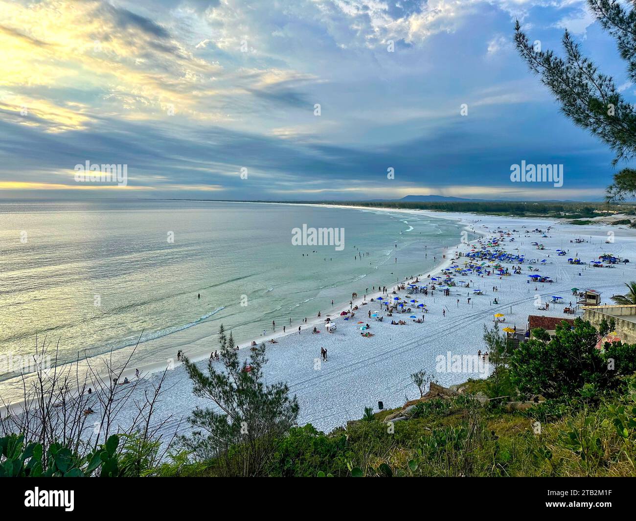 Beaches in Arraial do Cabo in Brazil. A spectacle of nature with white ...