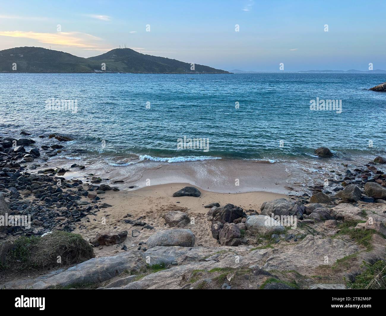 Beaches in Arraial do Cabo in Brazil. A spectacle of nature with white ...