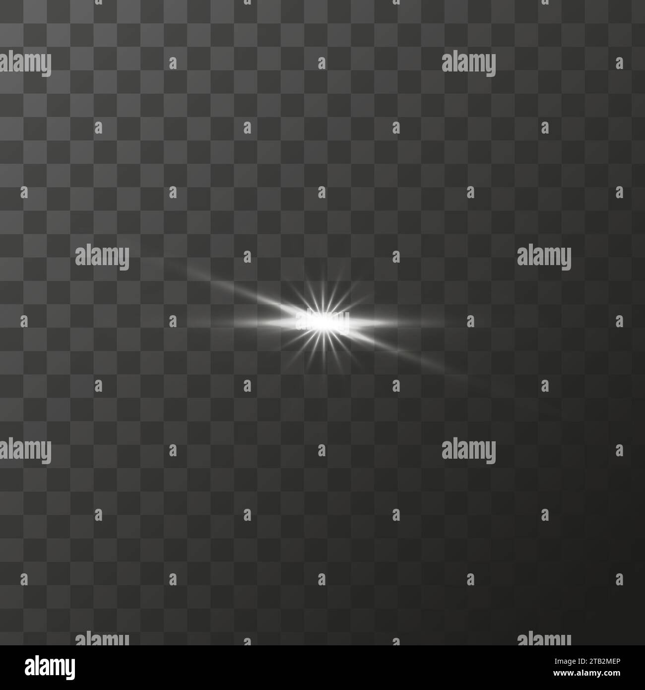 Light shining stars, glare light effects, Shiny illuminated elements on ...