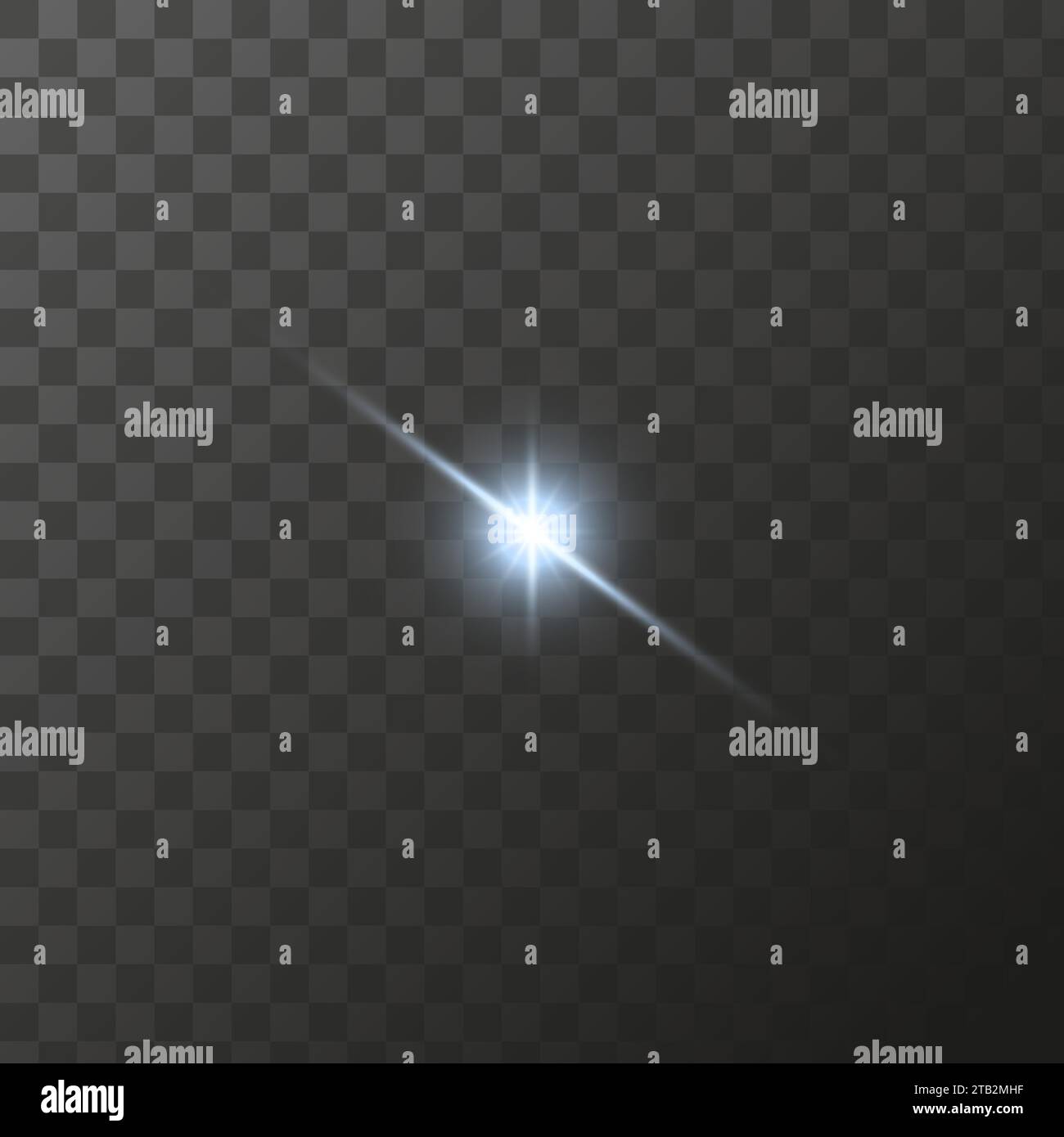Light shining stars, glare light effects, Shiny illuminated elements on ...