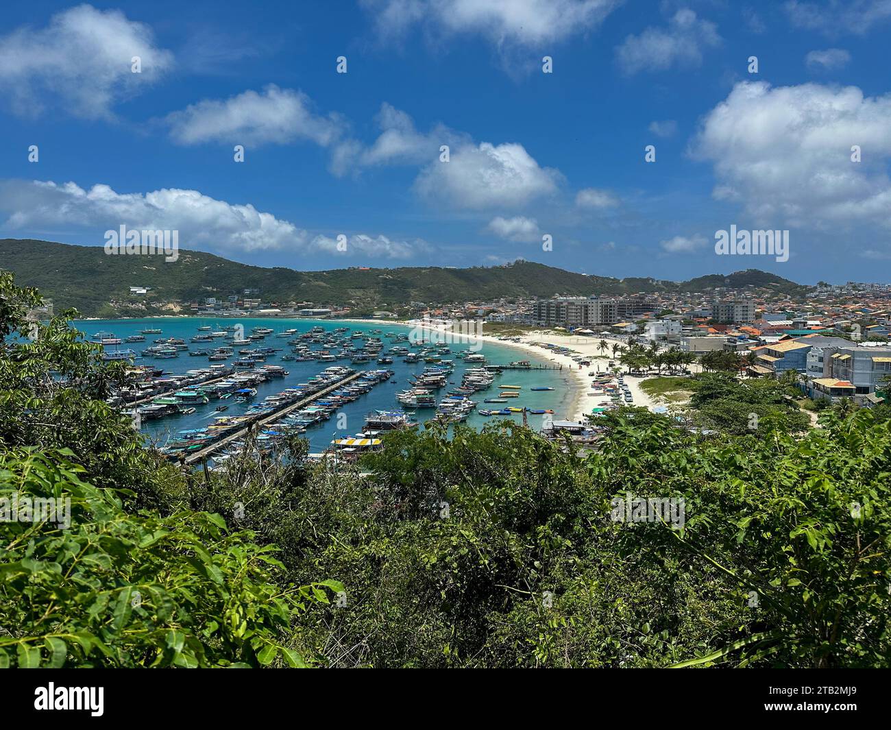 Beaches in Arraial do Cabo in Brazil. A spectacle of nature with white ...