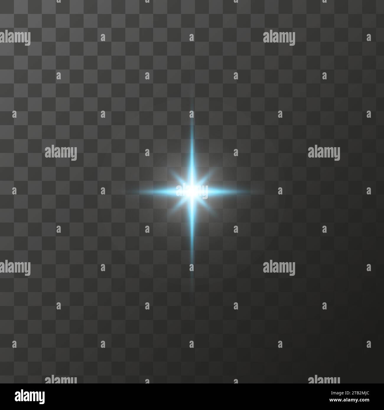 Light shining stars, glare light effects, Shiny illuminated elements on ...