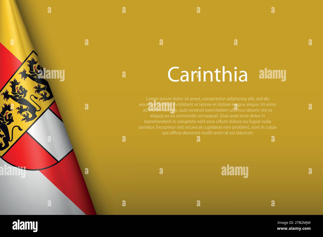 Carinthia state flag Stock Vector Images - Alamy