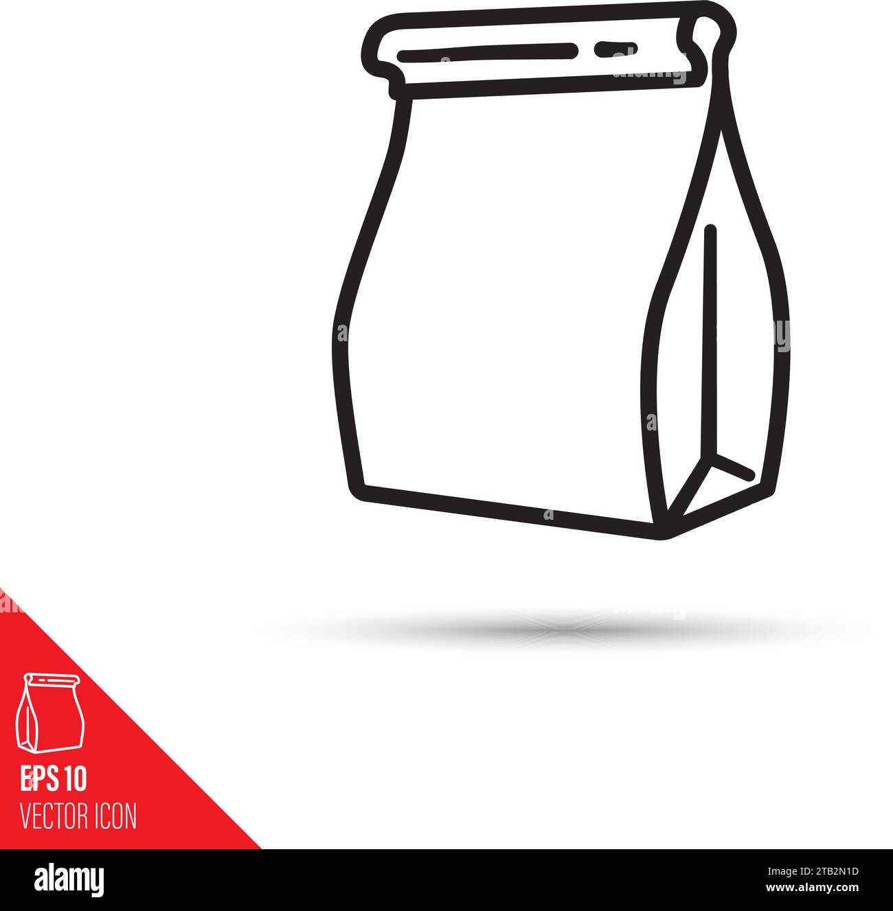 Paper bag vector vectors hi-res stock photography and images - Alamy