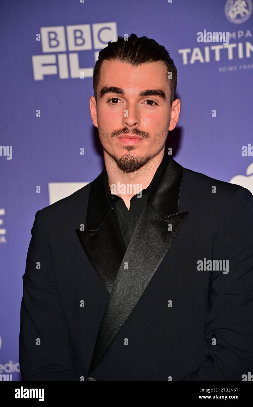 London, UK. 3rd Dec, 2023. Corey Mylchreest attends The 26th British ...