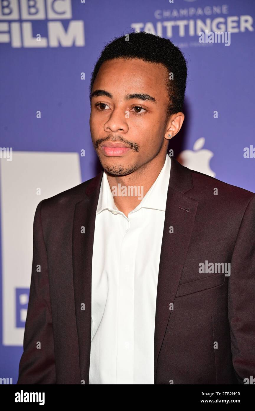 London, UK. 3rd Dec, 2023. Keenan Munn-Francis attends The 26th British ...