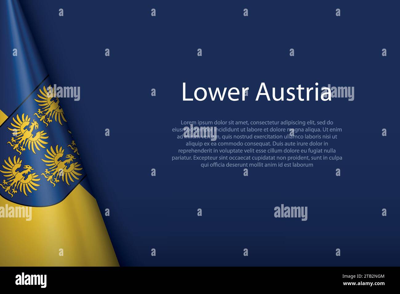 Flag lower austria Stock Vector Images - Alamy