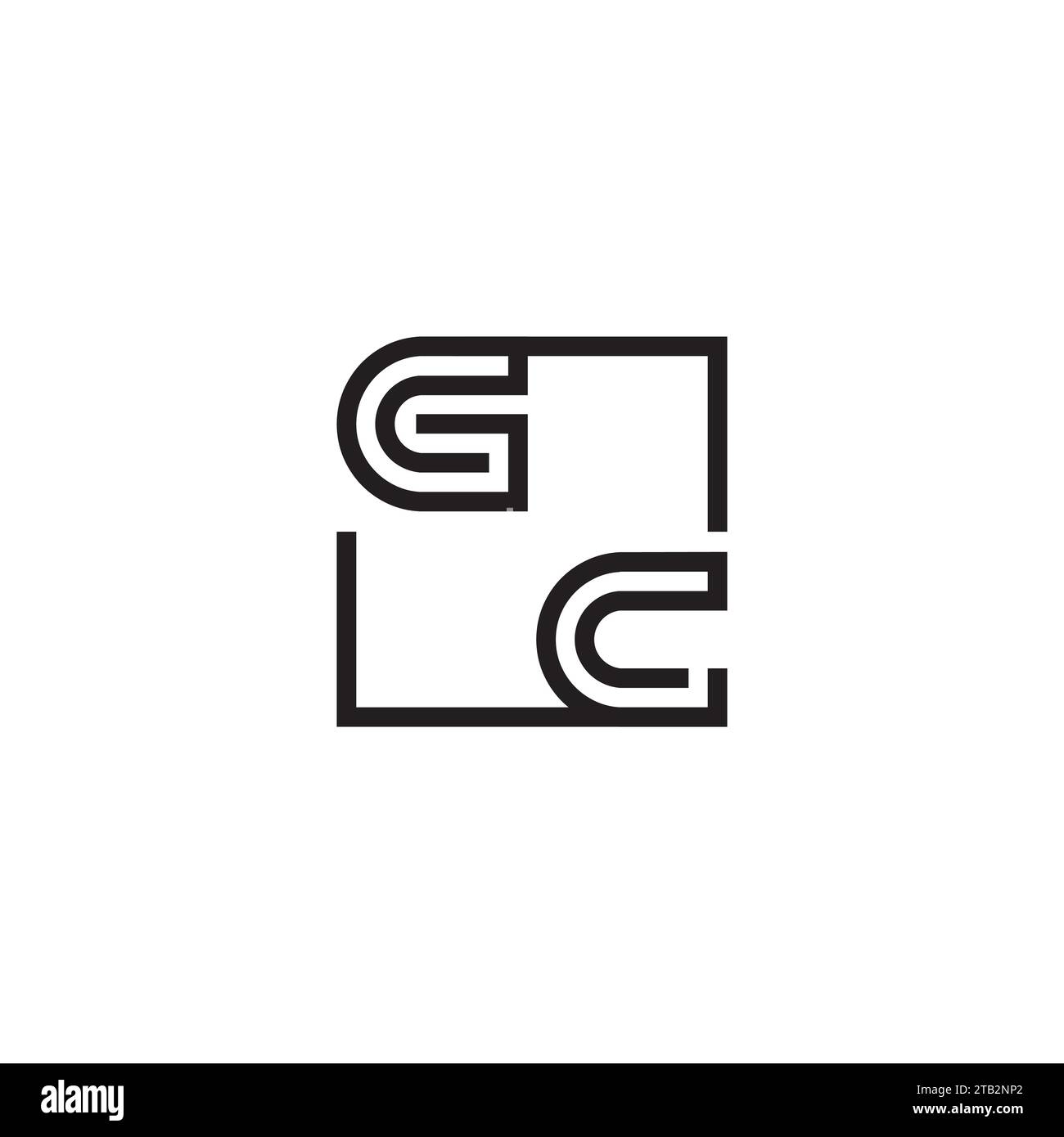 GC initial logo letters in high quality professional design that will ...