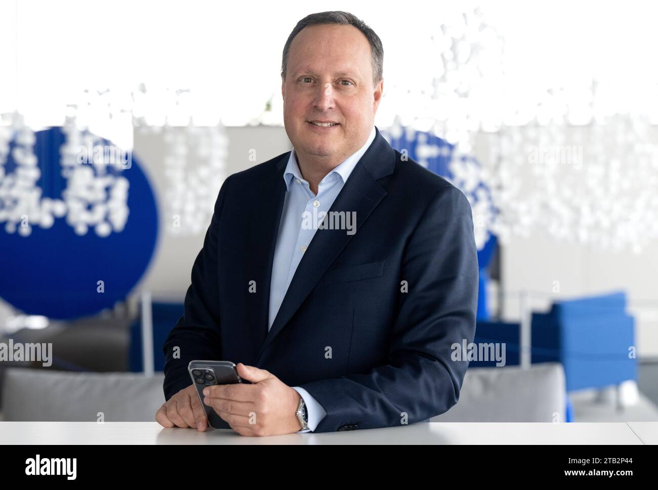 Munich, Germany. 04th Dec, 2023. Markus Haas, CEO of Telefónica ...