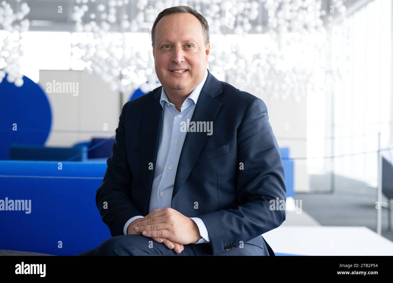 Munich, Germany. 04th Dec, 2023. Markus Haas, CEO of Telefónica ...