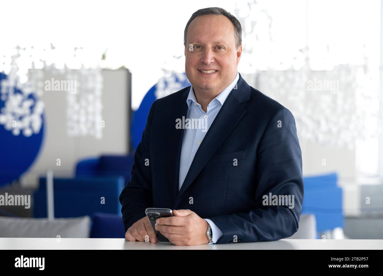 Munich, Germany. 04th Dec, 2023. Markus Haas, CEO of Telefónica ...