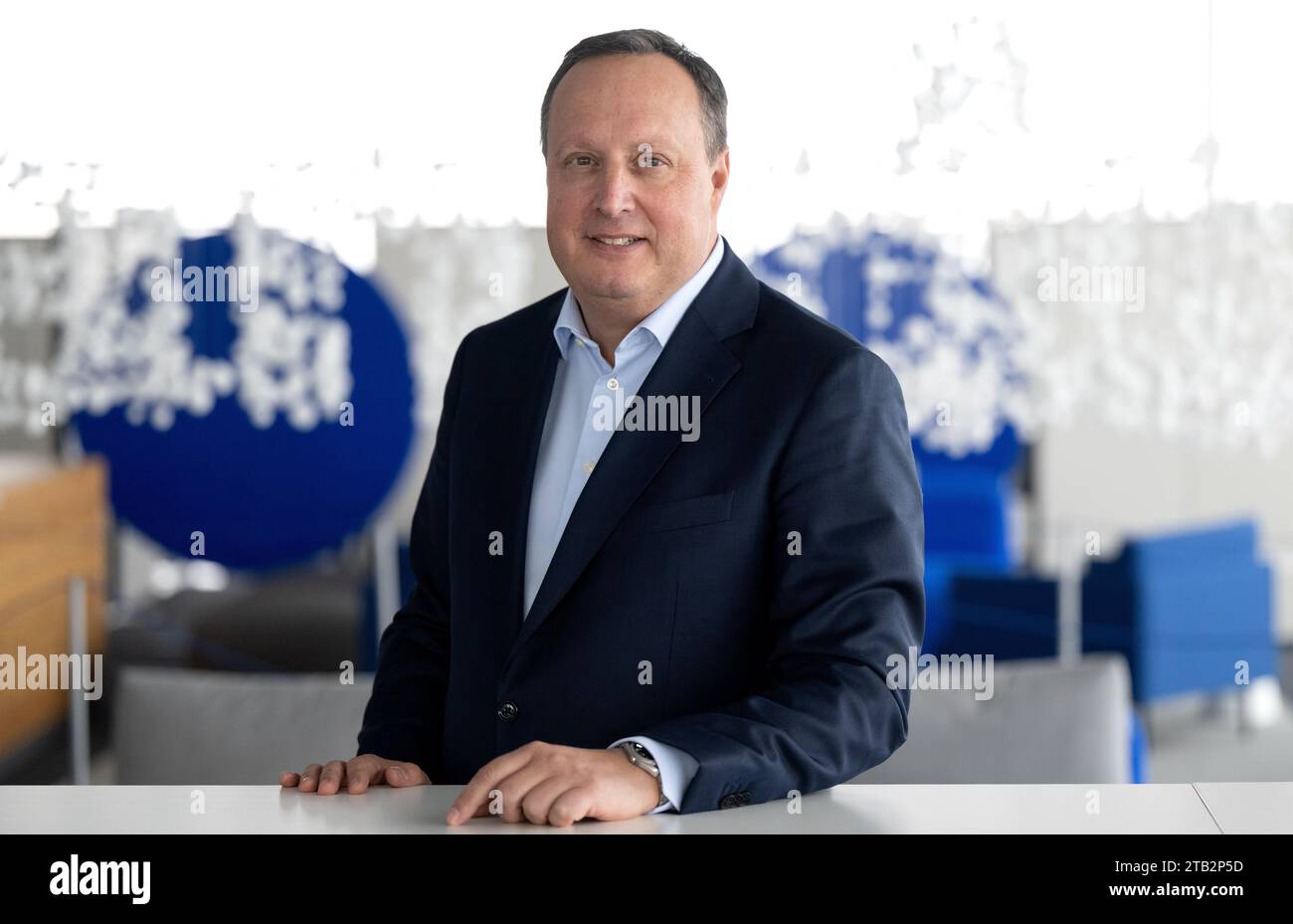 Munich, Germany. 04th Dec, 2023. Markus Haas, CEO of Telefónica ...