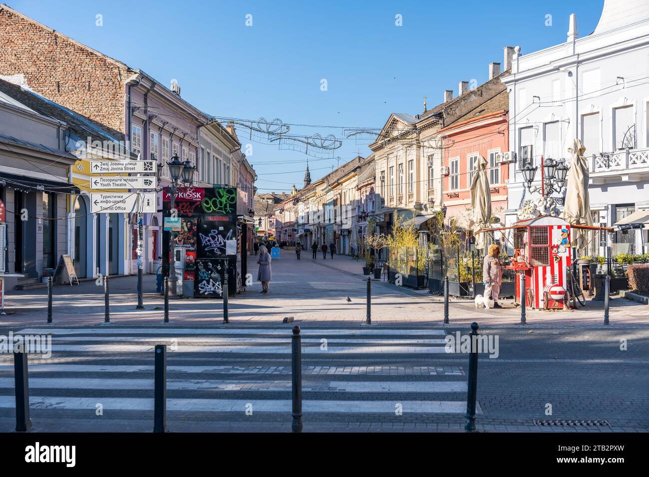 04. December 2023. Novi Sad, Serbia. Day image of city center of Novi ...