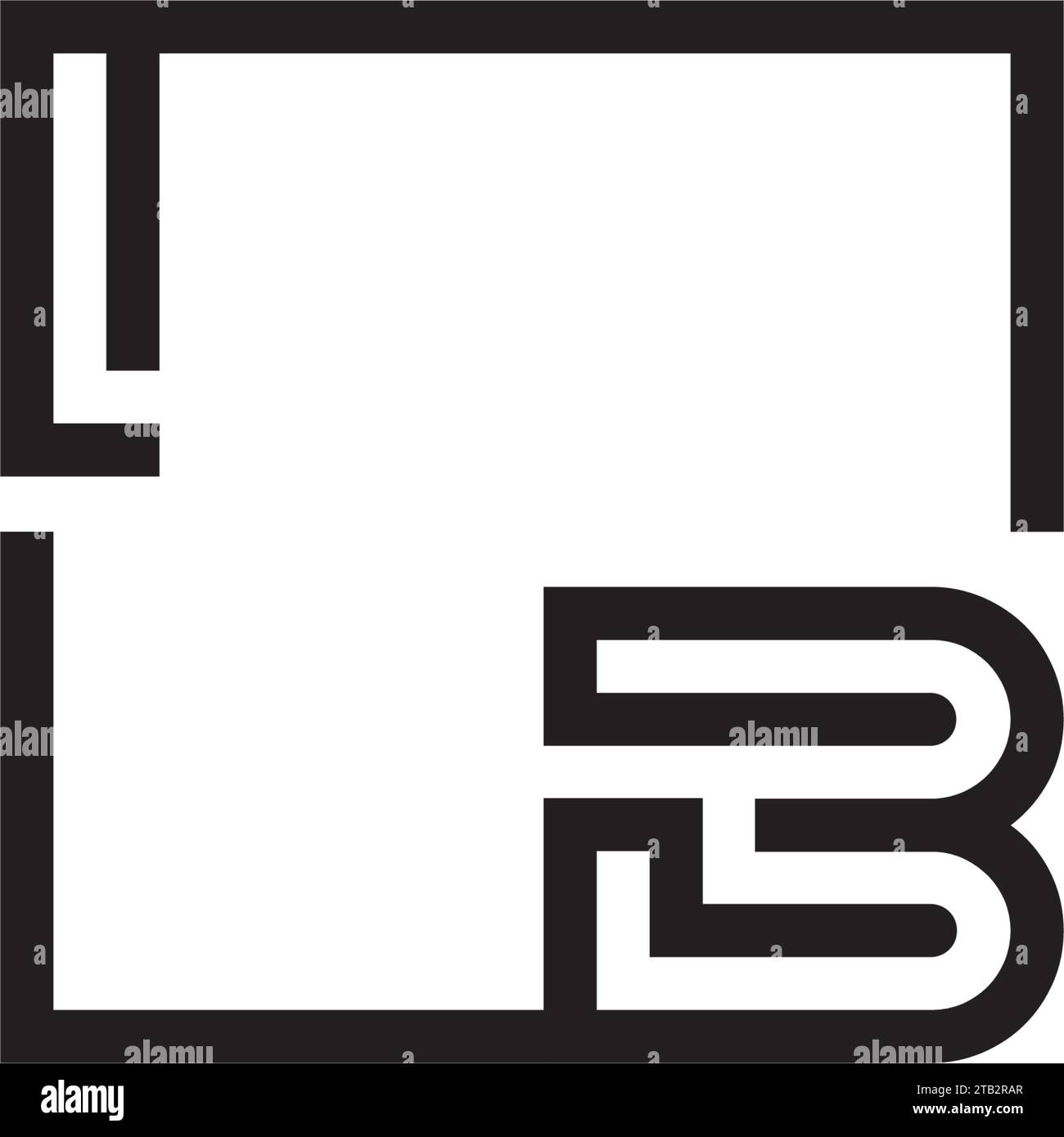 IB initial logo letters in high quality professional design that will ...