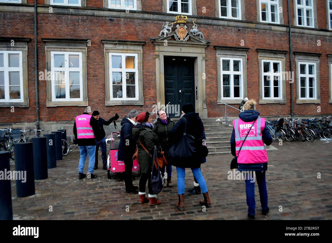 Copenhagen, Denmark /04 December 2023/. Danish day care teacher unin ...