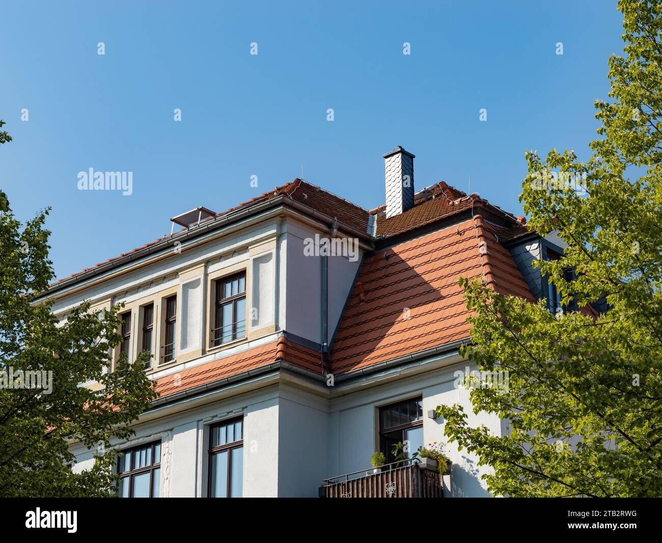 Old building exterior of an apartment building with multiple dwellings ...