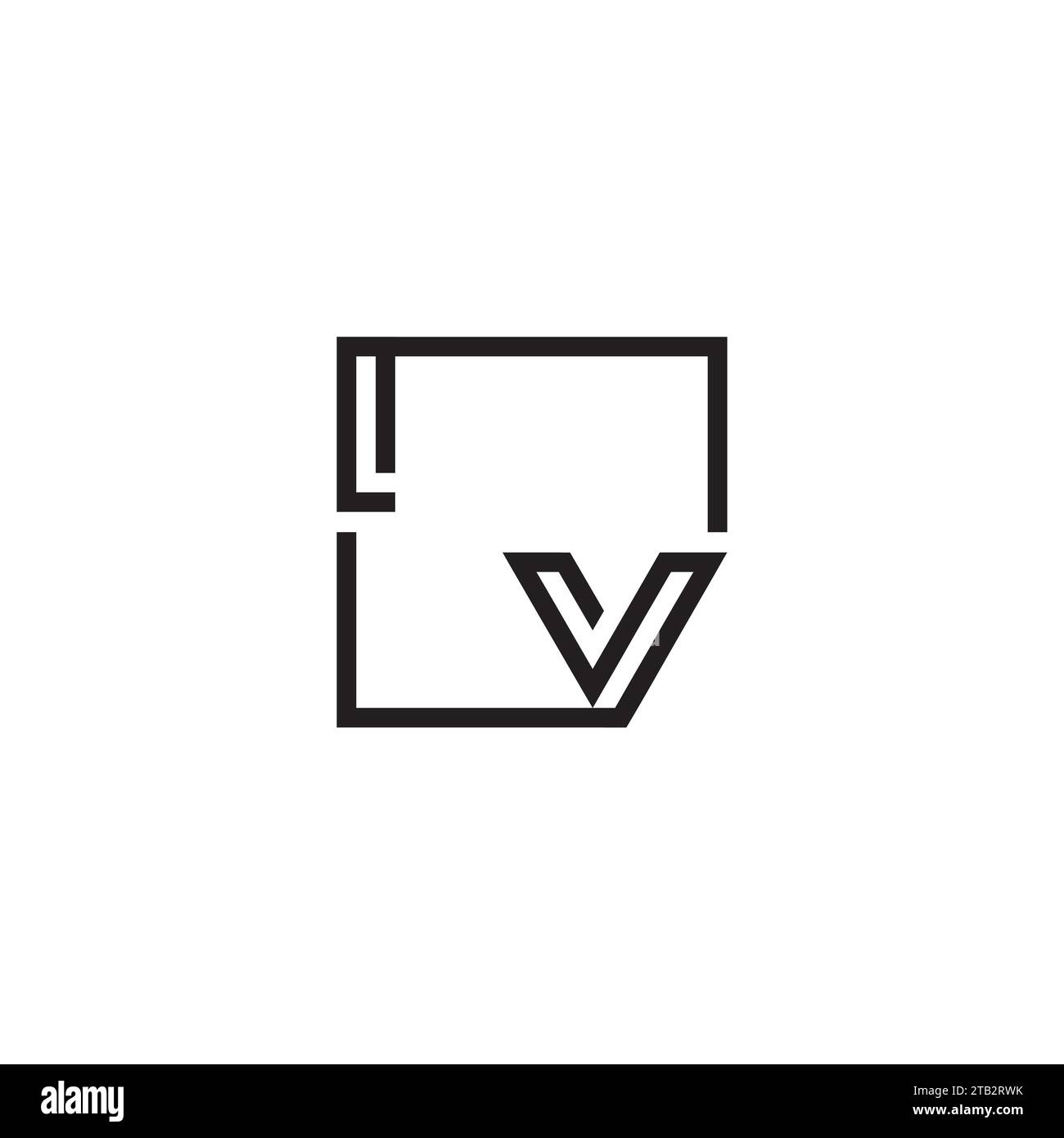 IV initial logo letters in high quality professional design that will ...