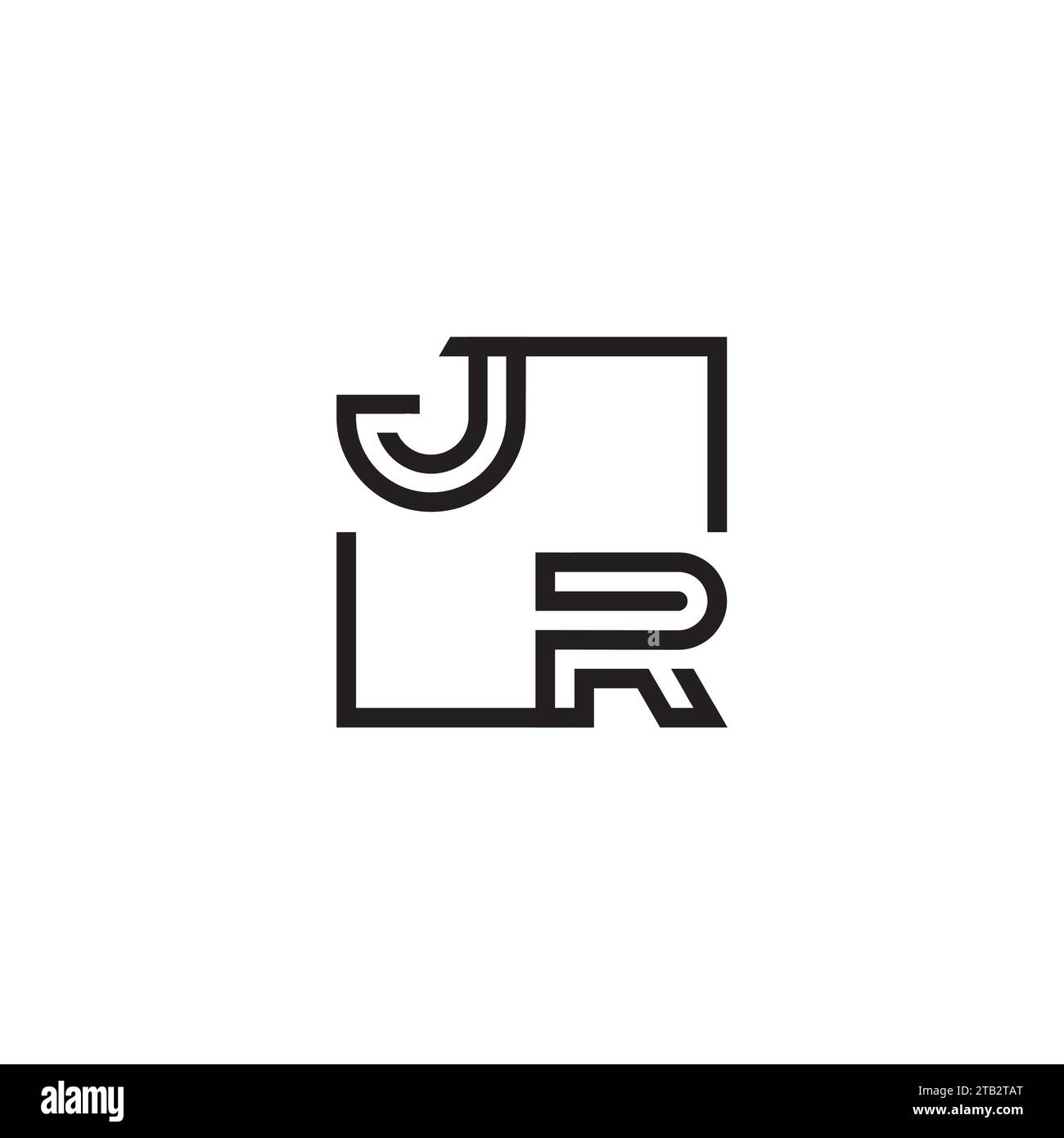 Jr design vector vectors hi-res stock photography and images - Alamy