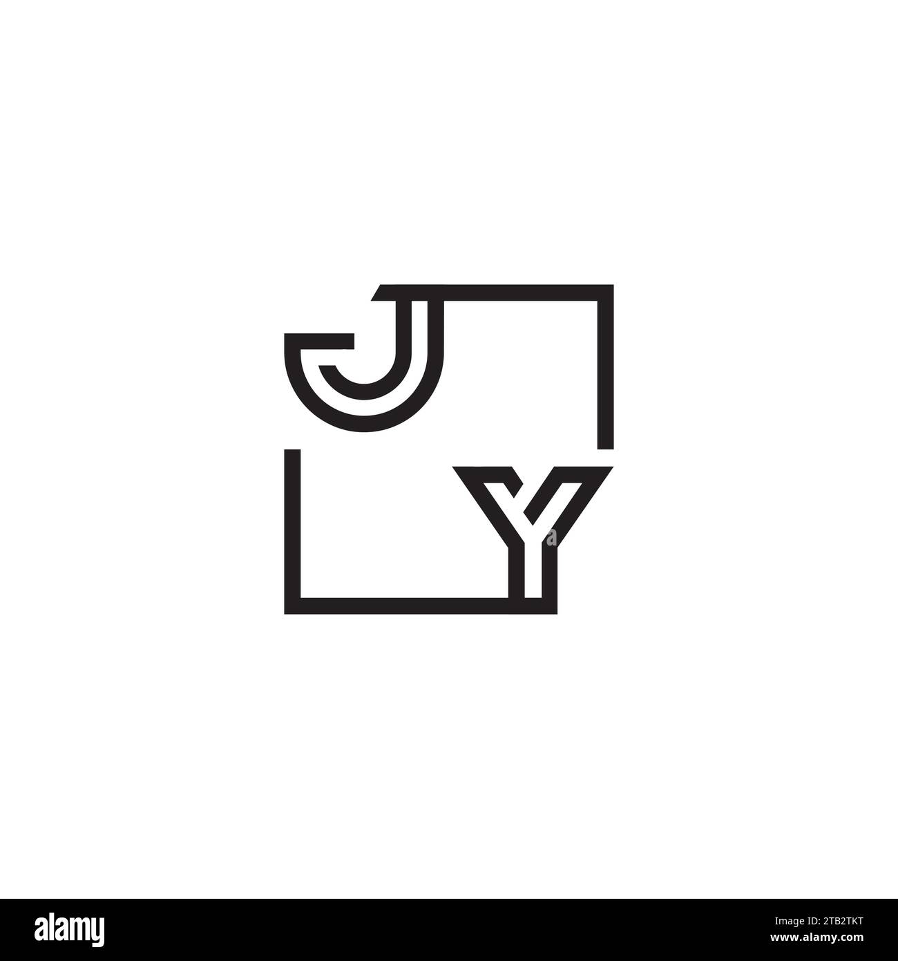 JY initial logo letters in high quality professional design that will ...