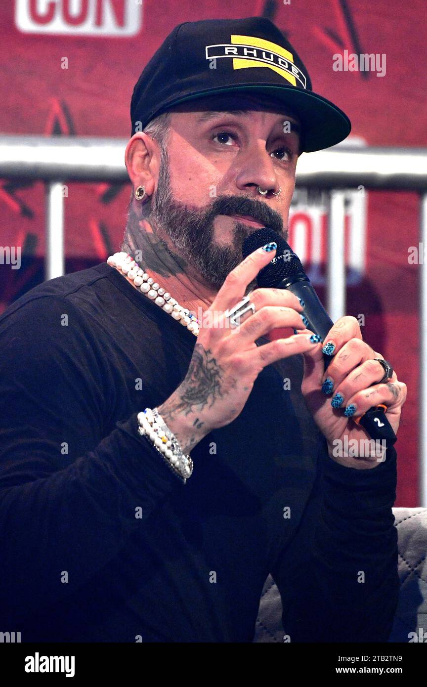 AJ McLean von den Backstreet Boys auf der German Film & Comic Con ...