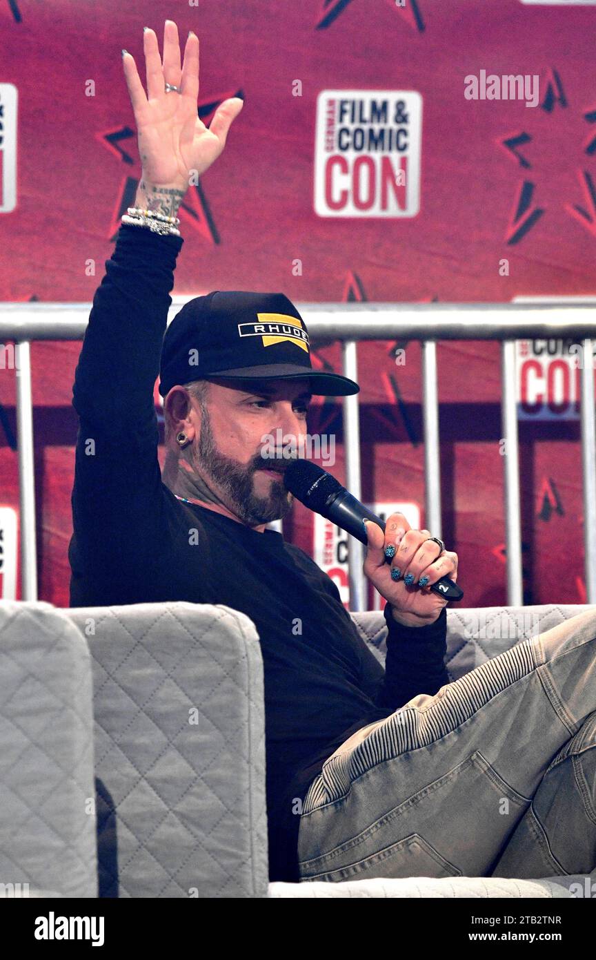 AJ McLean von den Backstreet Boys auf der German Film & Comic Con ...