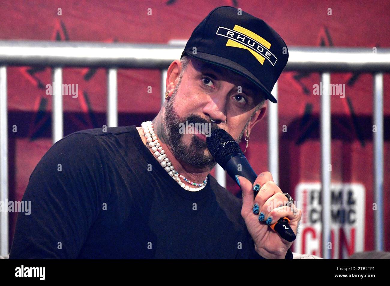 AJ McLean von den Backstreet Boys auf der German Film & Comic Con ...