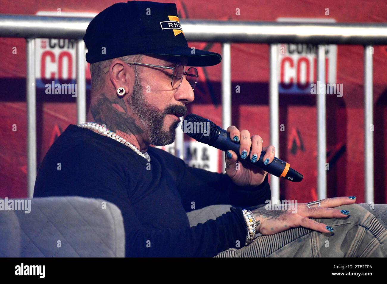 AJ McLean von den Backstreet Boys auf der German Film & Comic Con ...