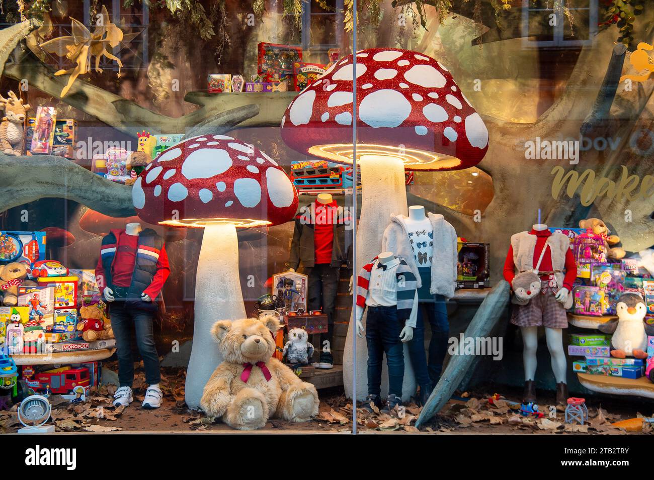 The window display of the daniel department store in windsor hi-res ...