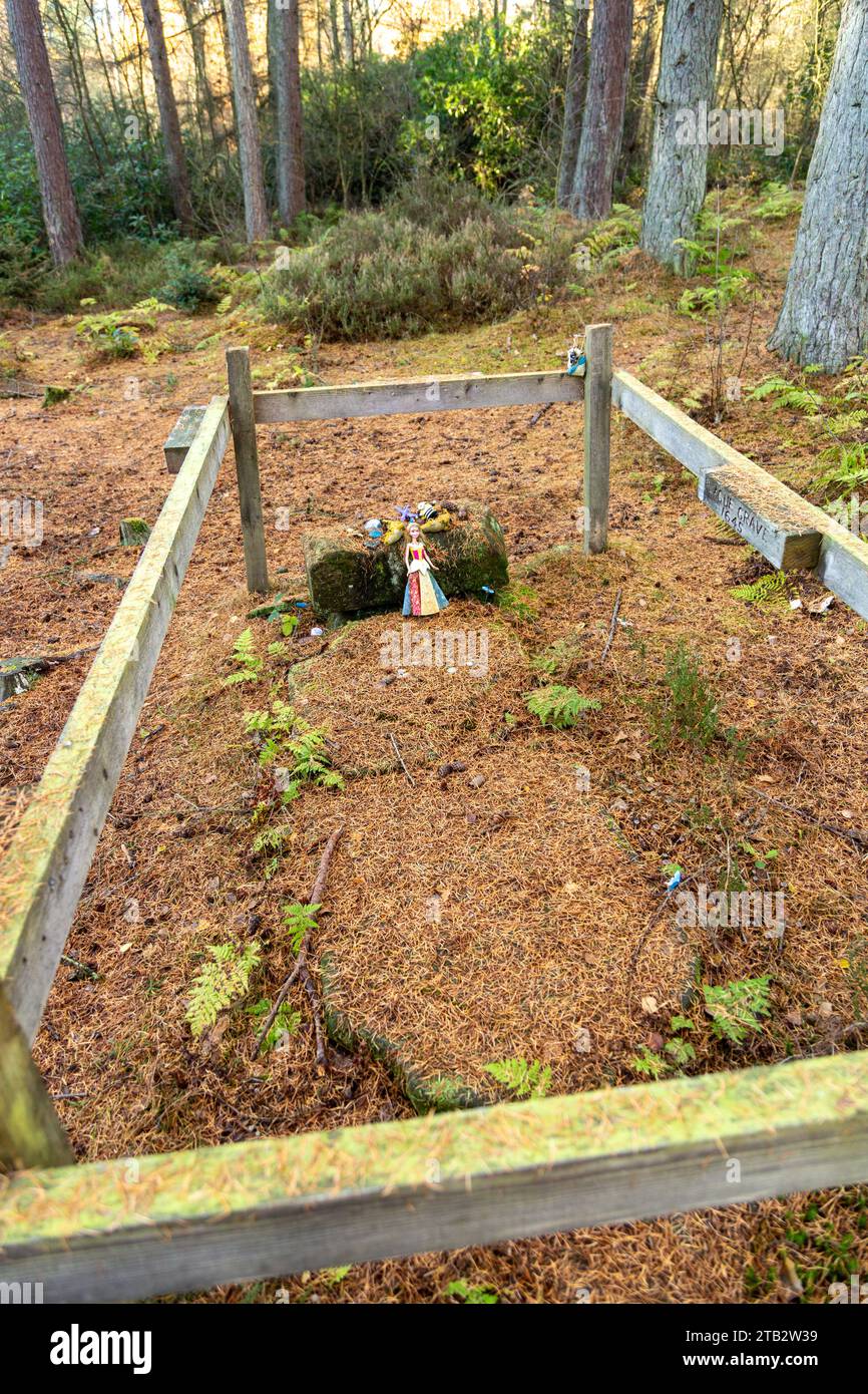 The grave of a family of children who succumbed to the Plague in 1645 ...
