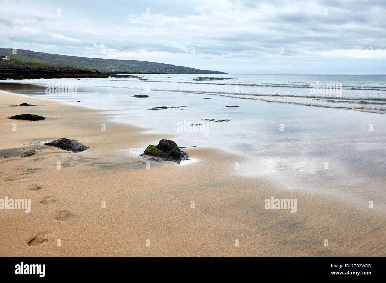 Desolate beach in Ireland Stock Photo - Alamy