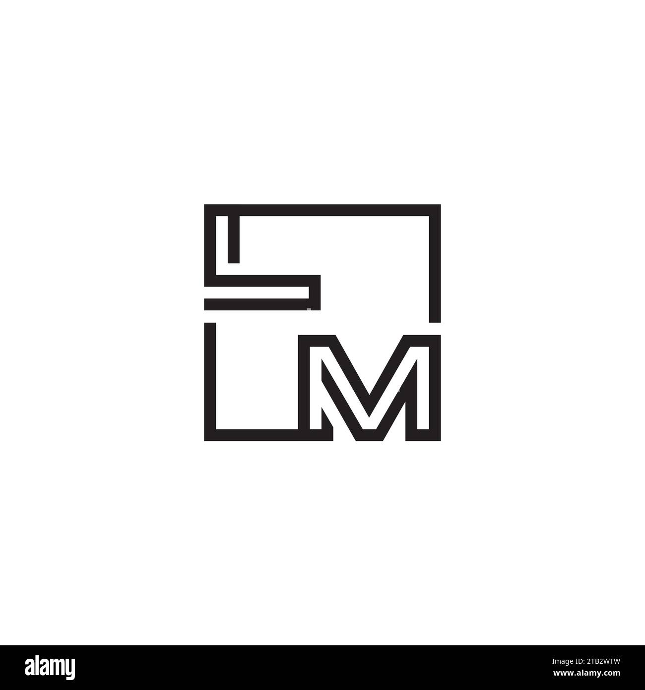 LM initial logo letters in high quality professional design that will ...