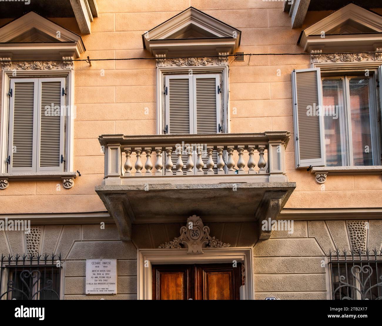 Italy Piedmont Turin Crocetta Via Lamarmora 35 house where Cesare ...