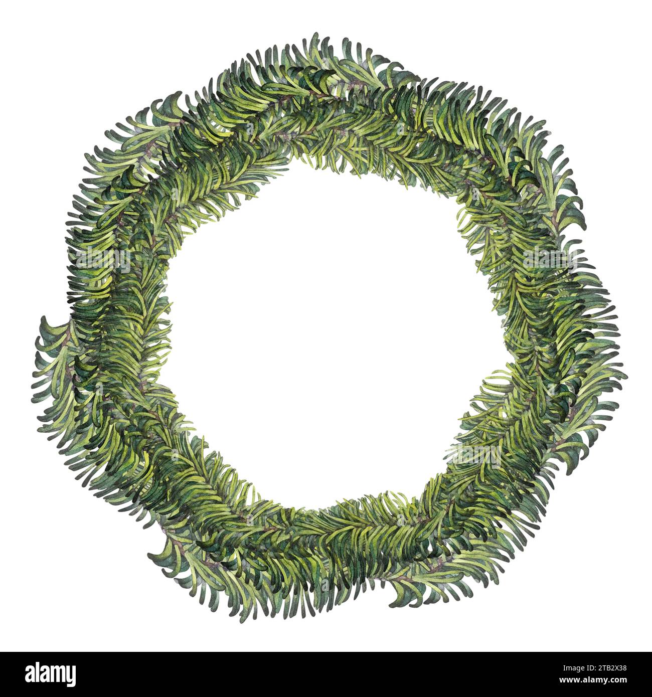 Winter wreath fir branches hi-res stock photography and images - Alamy