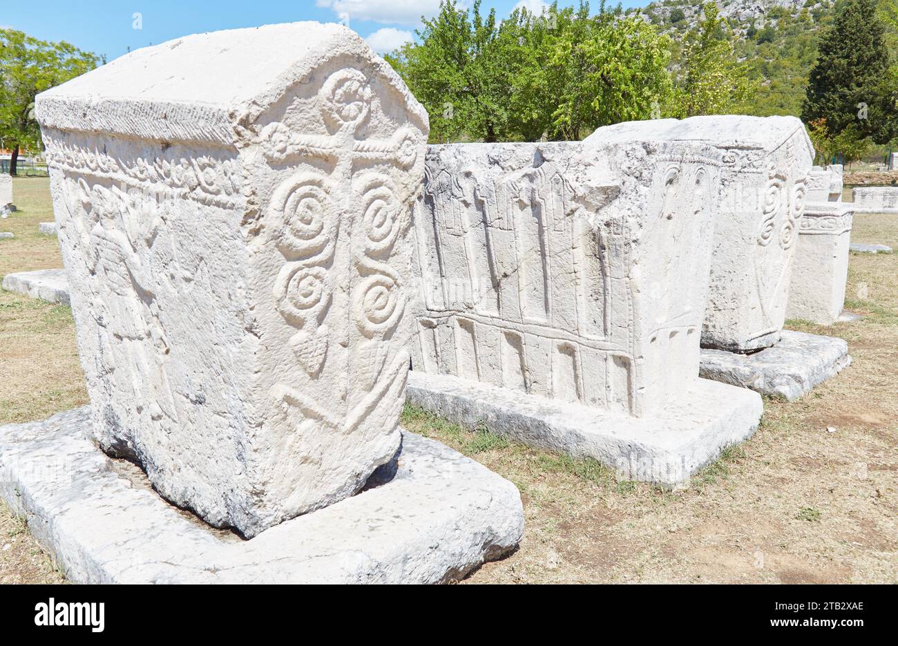 The Radimlja Necropolis is home to 135 unique stecci tombstones dating ...