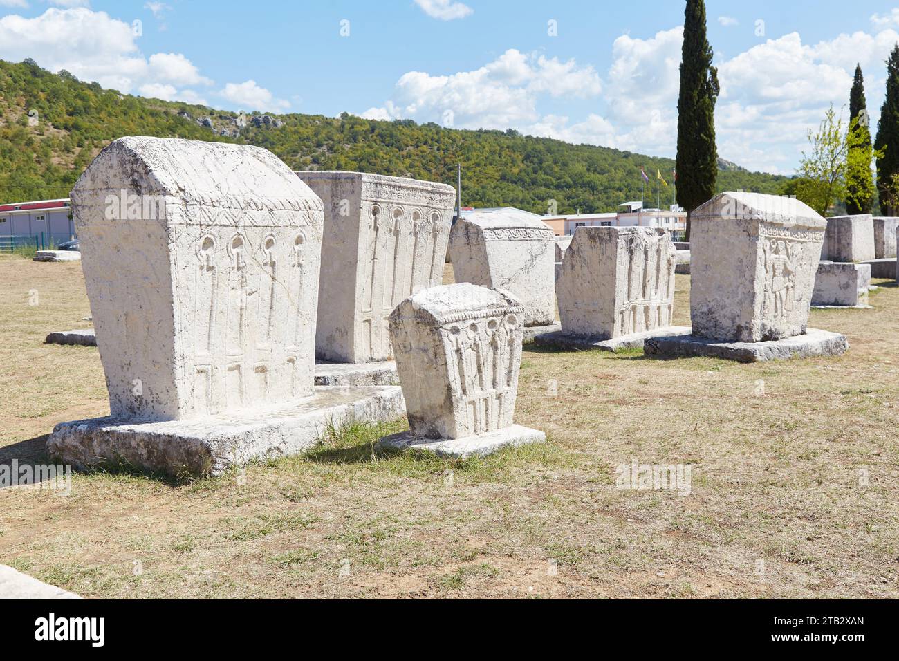 The Radimlja Necropolis is home to 135 unique stecci tombstones dating ...