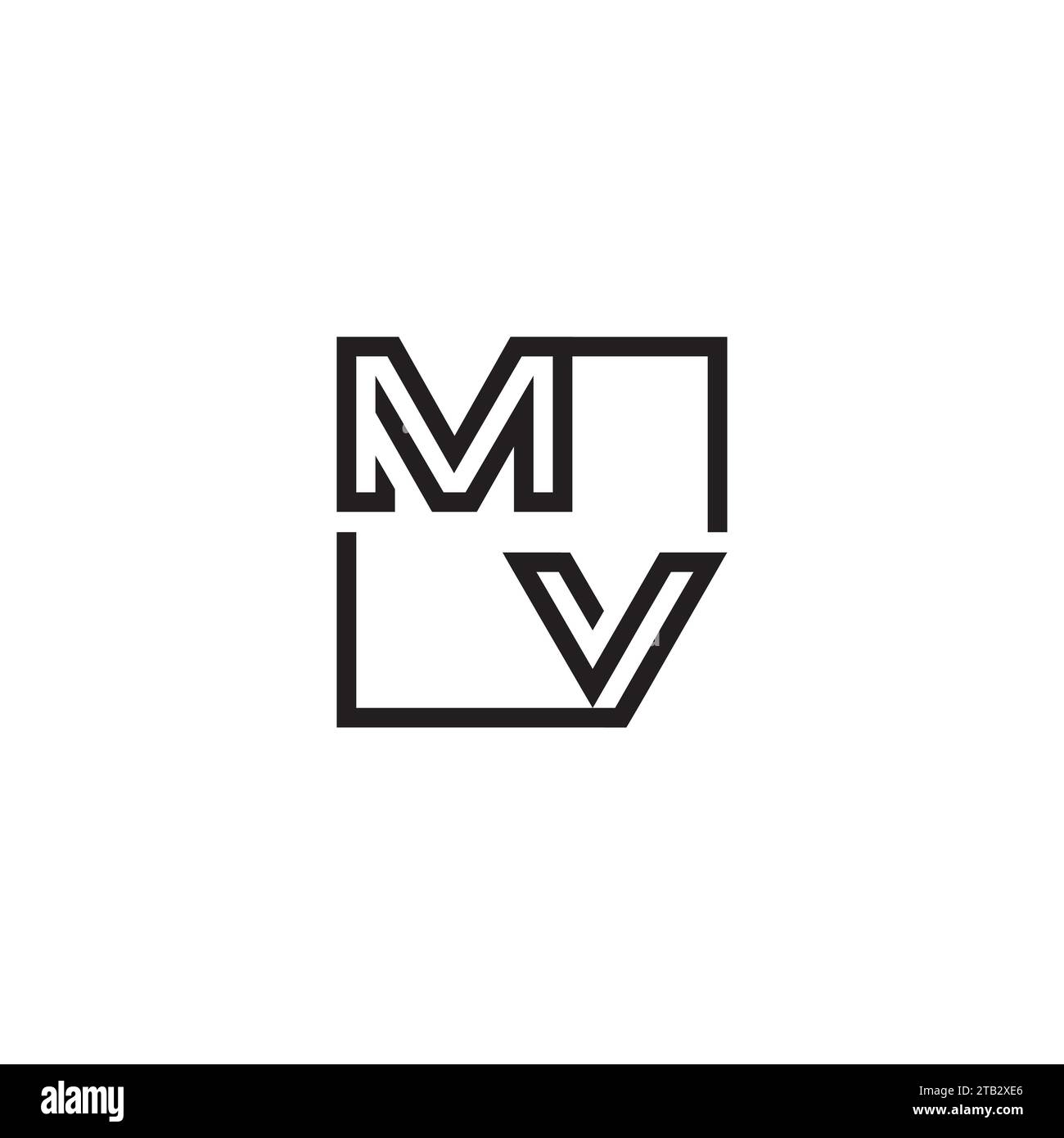 Mv initial hi-res stock photography and images - Alamy