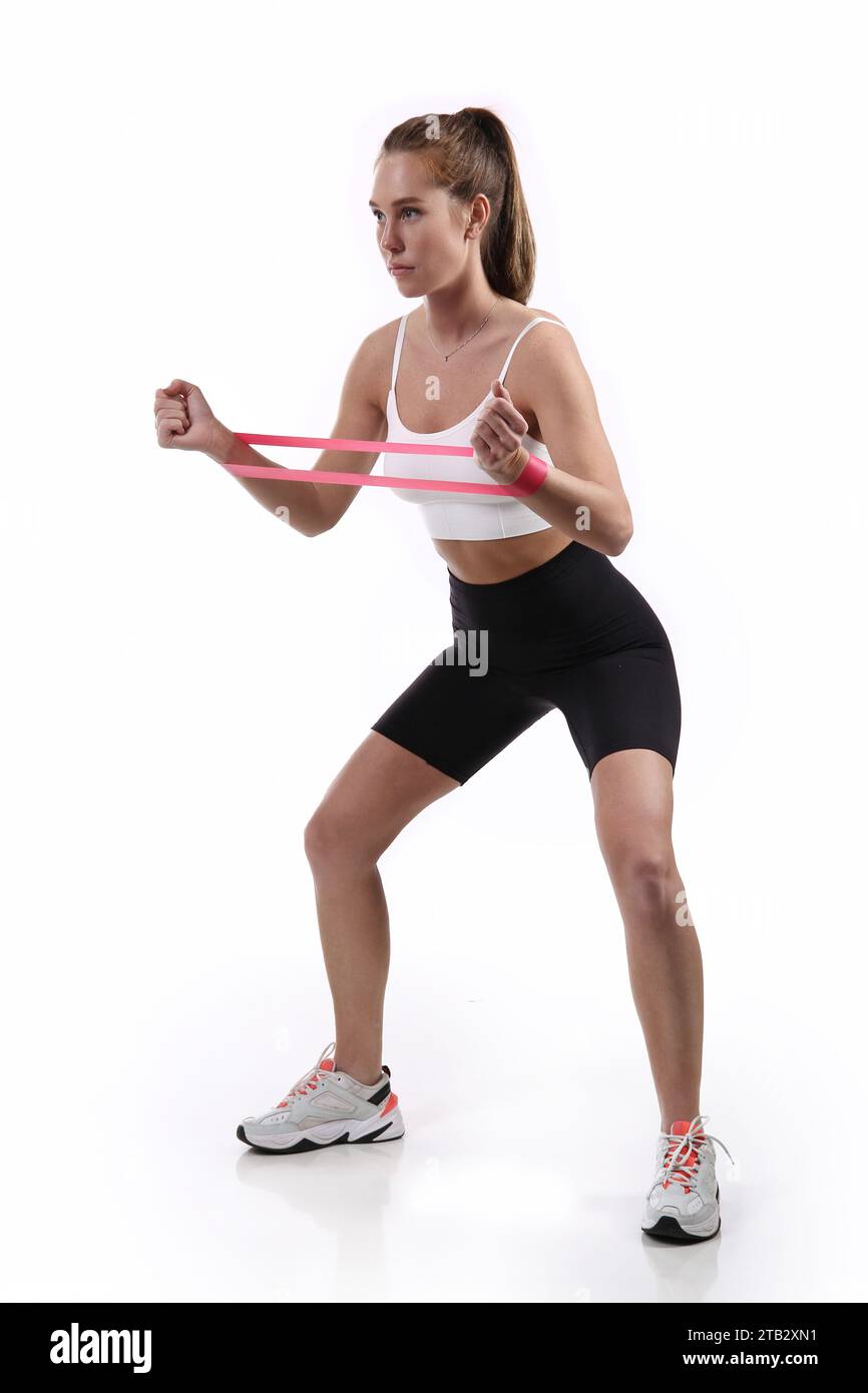 Person exercising isolated hi-res stock photography and images - Alamy