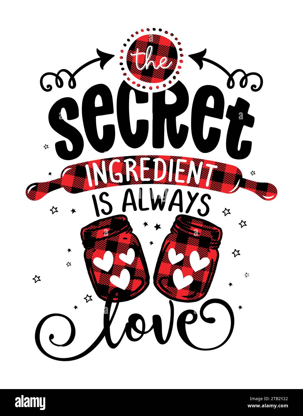 The secret ingredient is always love - lovely Calligraphy phrase for ...