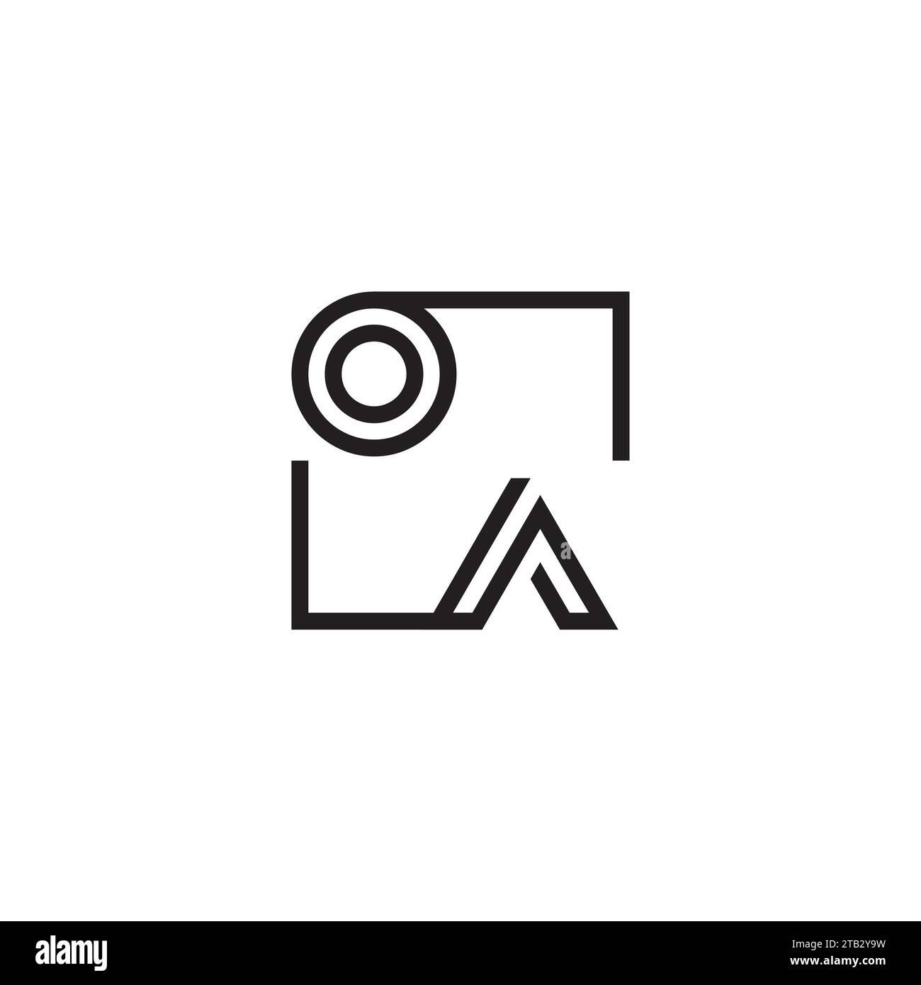 OA initial logo letters in high quality professional design that will ...