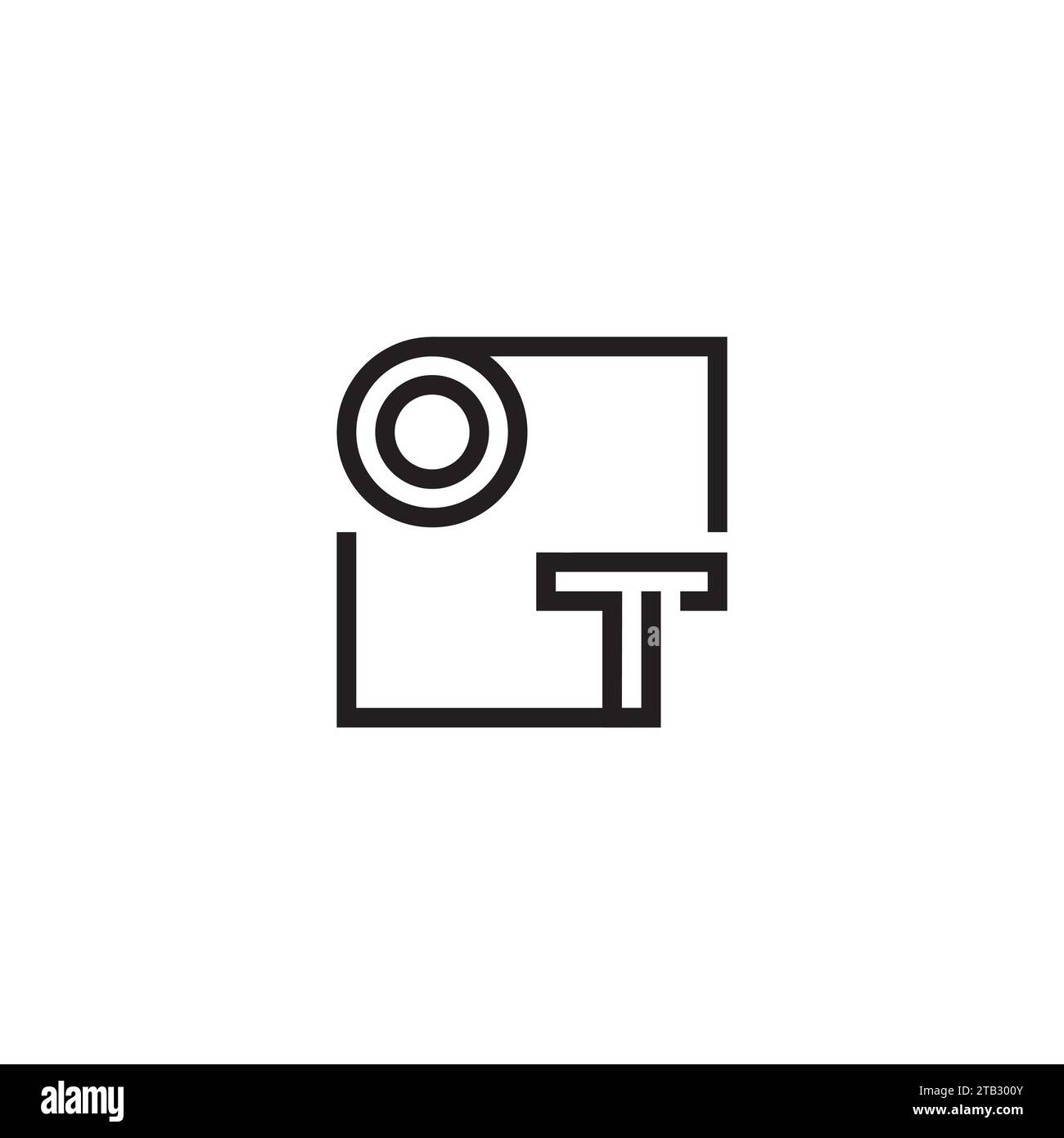 OT initial logo letters in high quality professional design that will ...