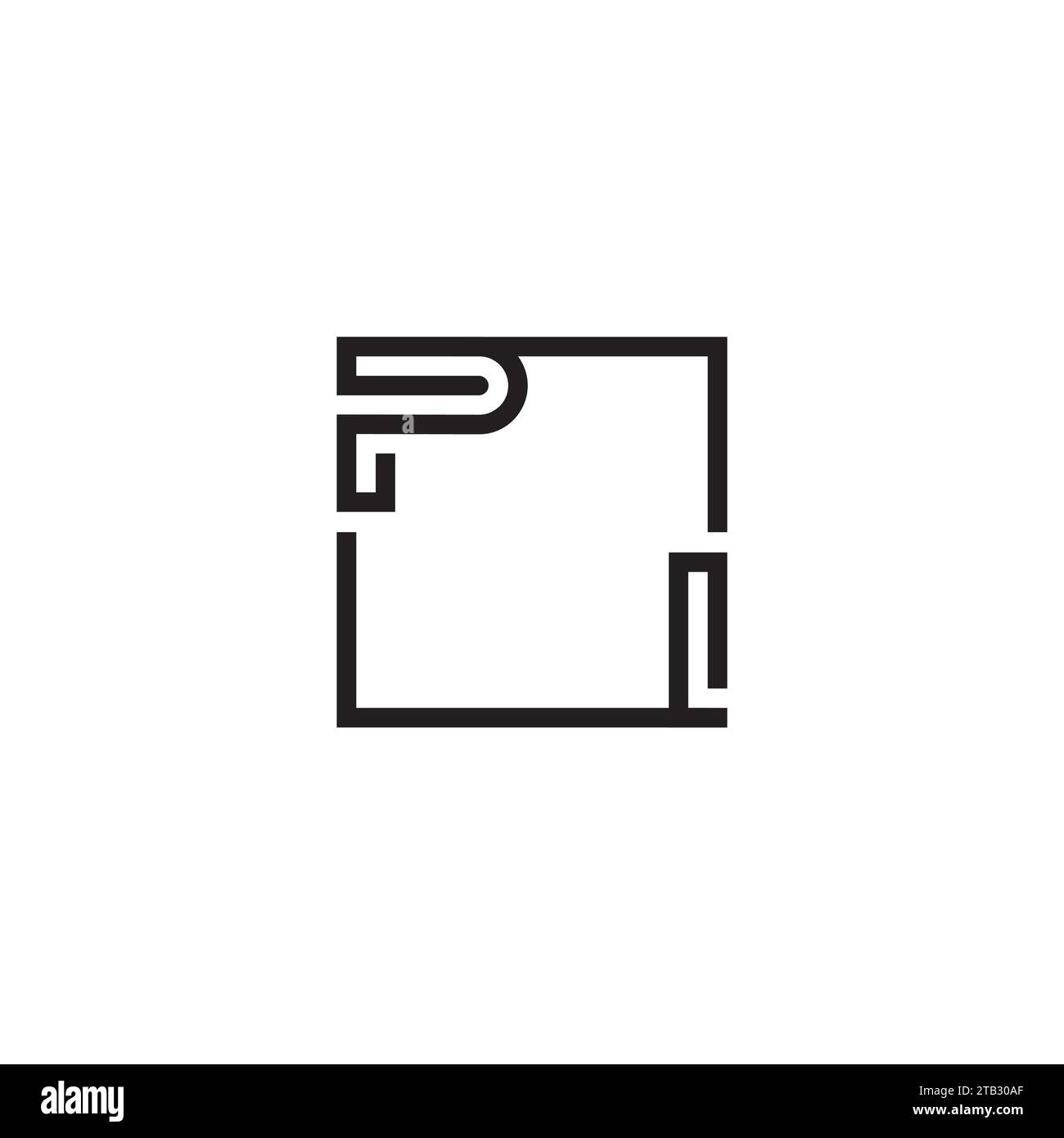 PI initial logo letters in high quality professional design that will ...