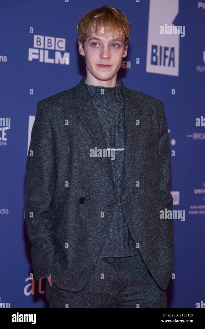 London, UK. 03rd Dec, 2023. Reuben Hamlyn attends The 26th British ...