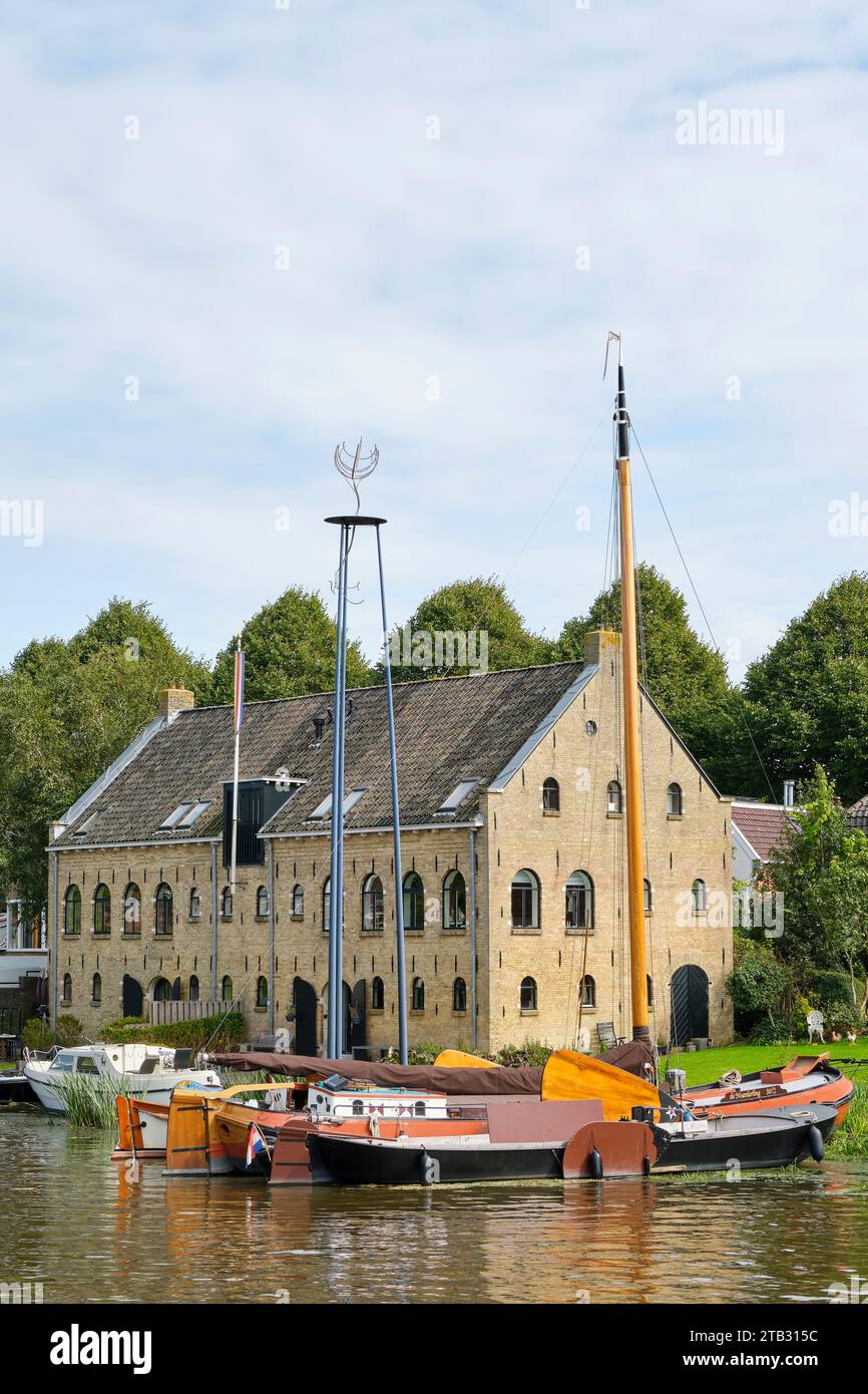 View of the former cigar factory on the Zuiderbolwerk in Dokkum from ...