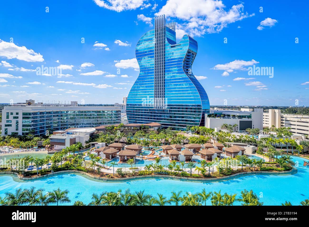 Hard Rock Hotel and Casino, Hollywood, Florida Stock Photo - Alamy