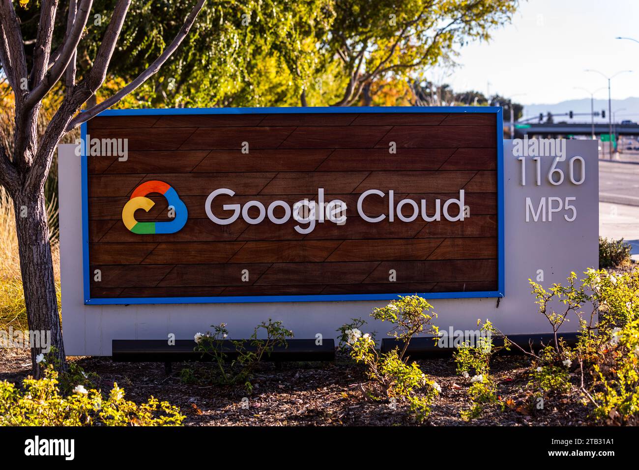 Google Cloud offices in Mountain View California USA Stock Photo - Alamy