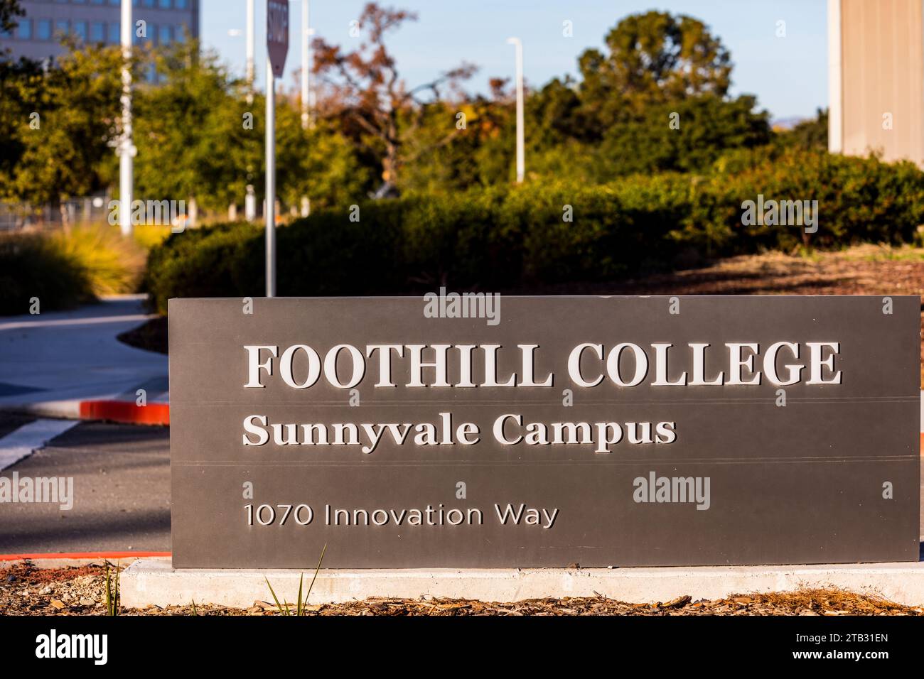 Foothill college Sunnyvale California campus Stock Photo - Alamy