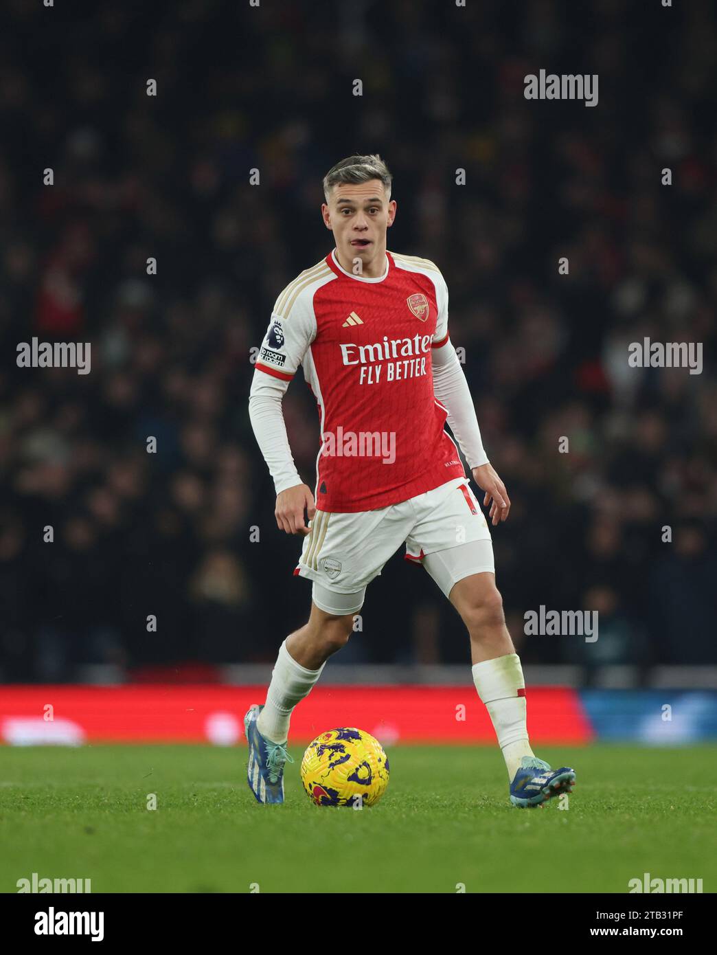 London, UK. 02nd Dec, 2023. Leandro Trossard (A) at the Arsenal v ...