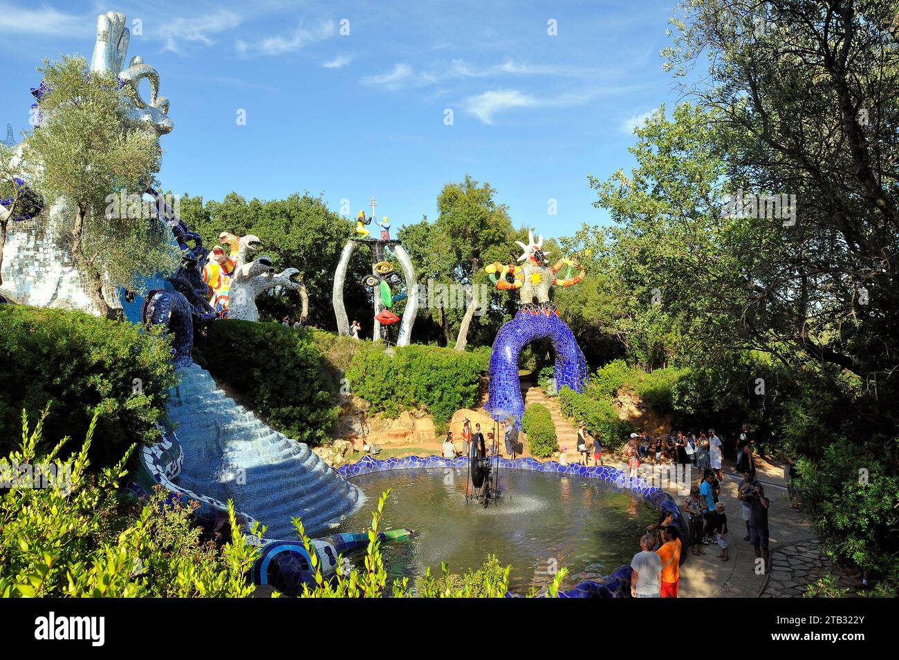 The Tarot Garden (Italian: Il Giardino dei Tarocchi) created by French ...