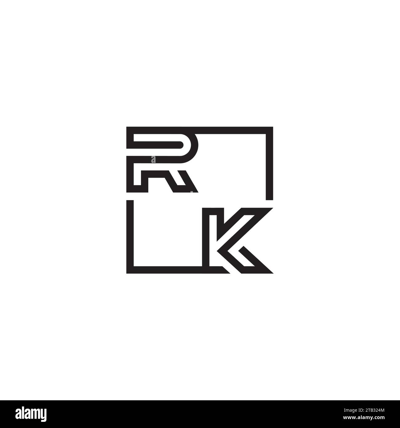 Rk logo vector vectors hi-res stock photography and images - Alamy