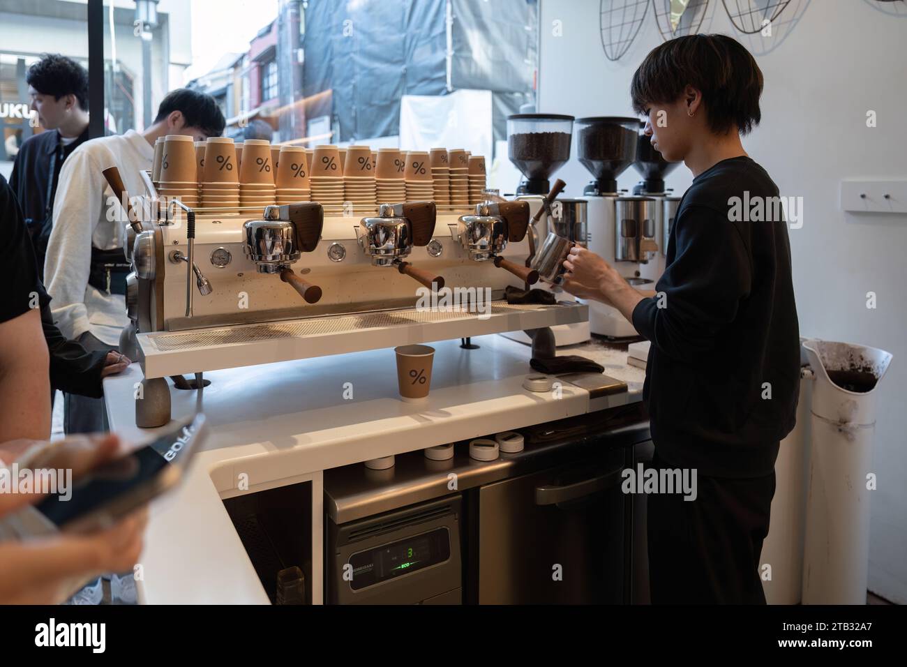 KYOTO, JAPAN - DEC 01, 2023 : Kyoto Arabica Cafe at Kiyomizu dera shrine area Stock Photo - Alamy